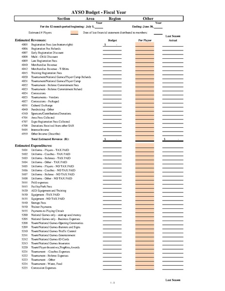 File:2024-Budget-template.pdf - AYSO Wiki