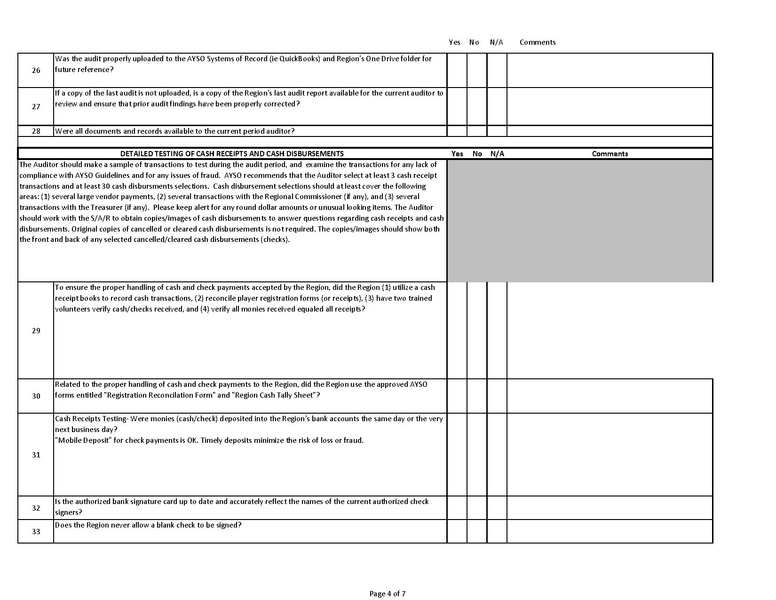 File:2024 0124 Audit Checklist Fillable.pdf - AYSO Wiki