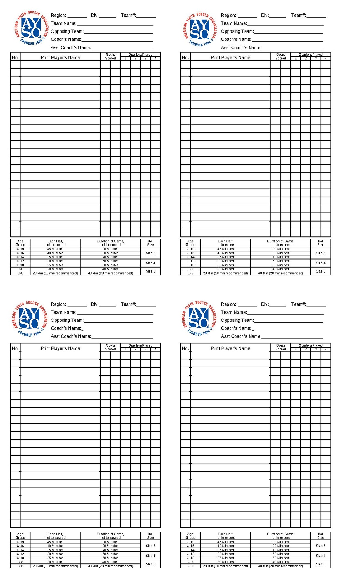 File:22 player lineup card.pdf - AYSO Wiki