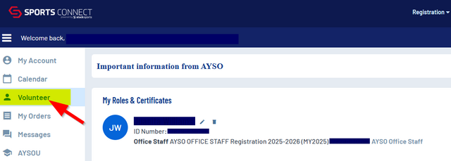 Troubleshooting AYSOU Button If Not Showing - AYSO Wiki